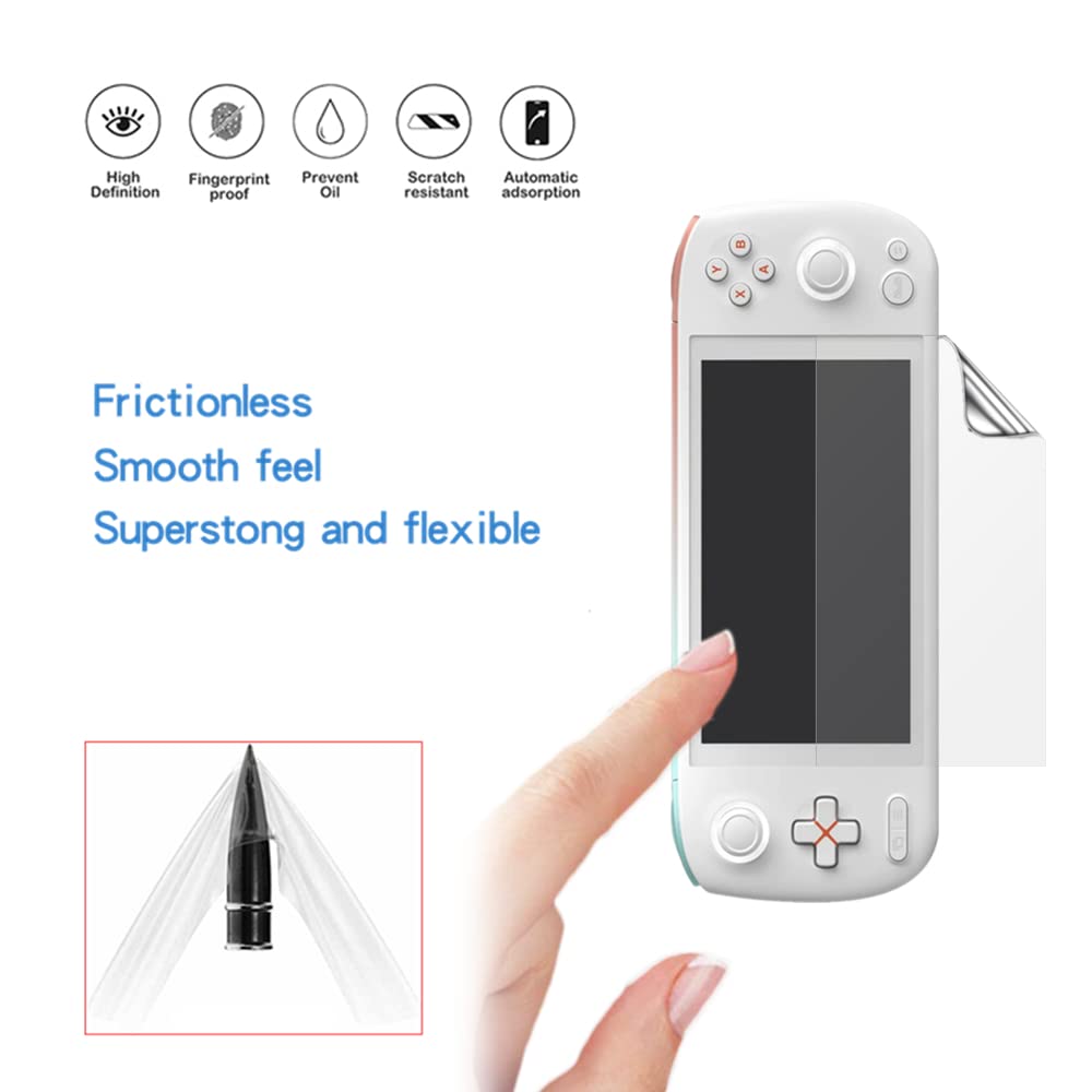MIHENCE [ 3PCS Compatible for AYANEO AIR Screen Protector, PET Premium Real HD Protective Film Compatible for AYA Neo AIR/AIR Pro/AIR 1S - 5.5 Inches OLED Handheld PC Game Console