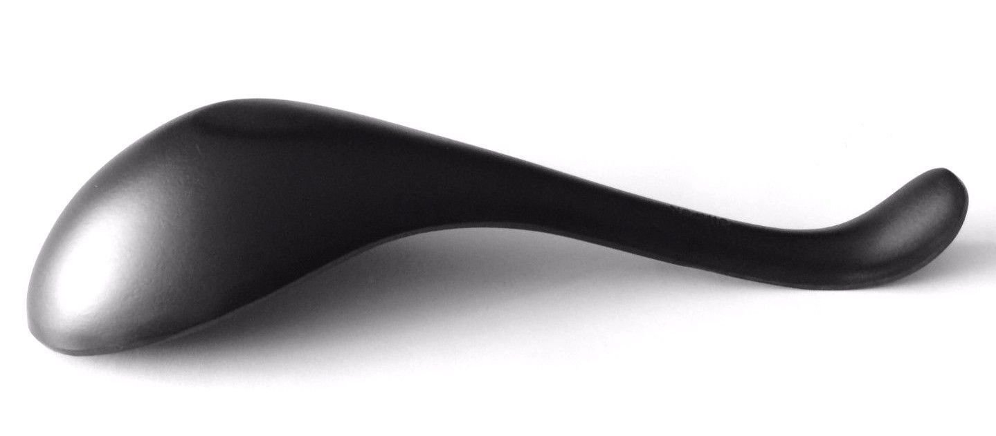 Lucky Star Melamine Japanese Ramen Vietnam Pho Noodle Soup Serving Spoons Utensil, 6.5” Length, Black (48)