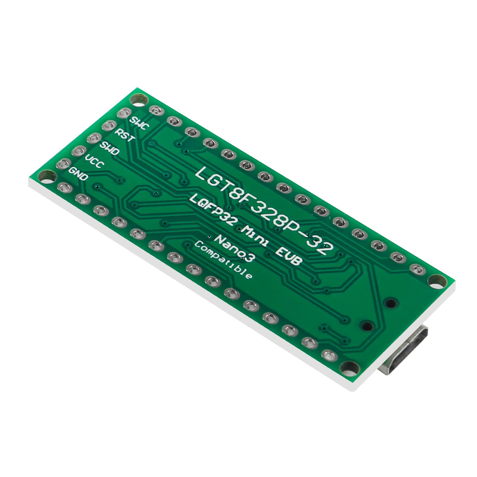 QCCAN 2pcs LGT8F328P LQFP32 MiniEVB HT42B534 Develope Board Replace Nano V3.0 ATMEGA328 Compatible for Arduino (LGT8F328P Type-C)