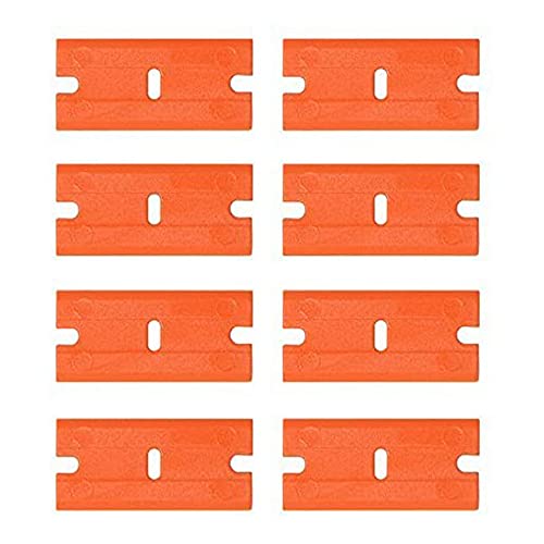 Lyzeous 200PCS Plastic Blades Double Edge Blades for Stickers Adhesive and Glass Clean