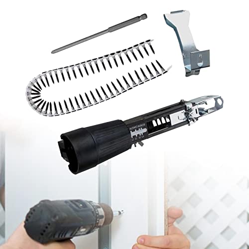 MYCENSE Automatic Chain Stapler Power Drill Attachment for Ceiling Wood Board Wall Gypsum Board Carpentry Tools