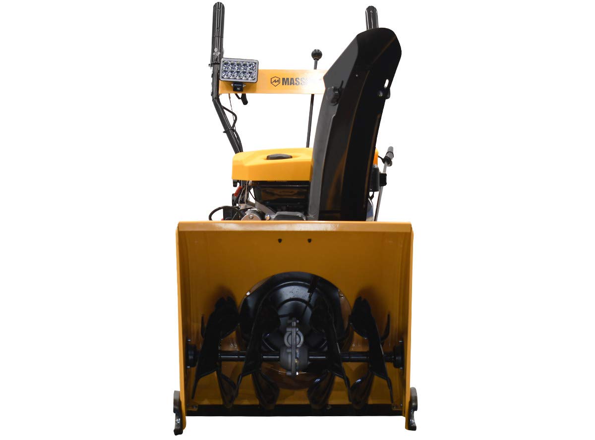 M Massimo Motor 24 inch Gas Snow Blower Thrower 2 Stage Shovel Walk Behind Heavy Duty (24 inch)