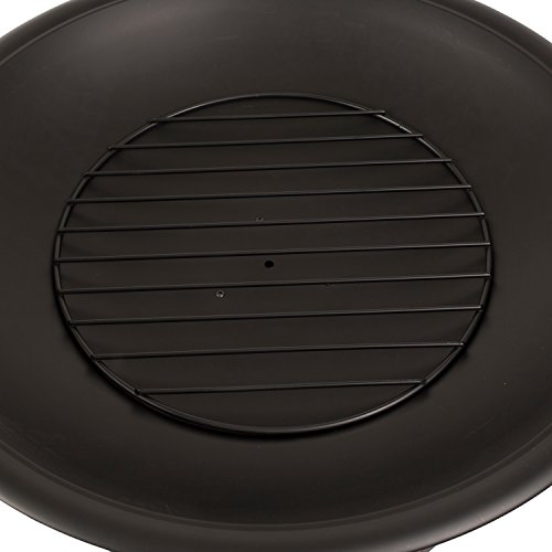 Pleasant Hearth OFW717RC Palmetto Fire Pit with Cooking Grid