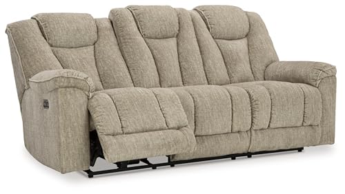 Signature Design by Ashley Hindmarsh Power Reclining Sofa, 86" W x 44" D x 42" H, Gray
