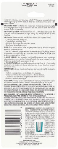 L'Oreal Paris Voluminous Butterfly Mascara, Waterproof, Black, 0.22 Fl. Oz., 1 Count