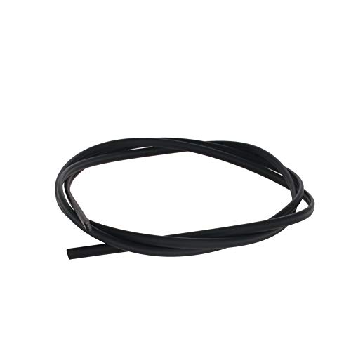 Othmro 1Pcs 3.28ft ABS Plastic Welding Rods, Black 1/5"x1/10" (WxTHK) ABS Plastic Shell Repair Rods Welder Sticks for Daily Plastic Repair, Car bumper Plastic Repair, Hot Air Gun