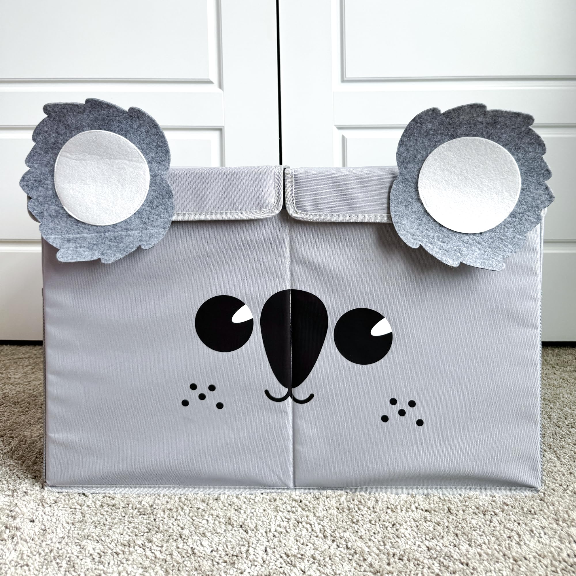 QUOKKA Toy Storage Box Elephant & Toy Storage Box Koala Playroom Organizers