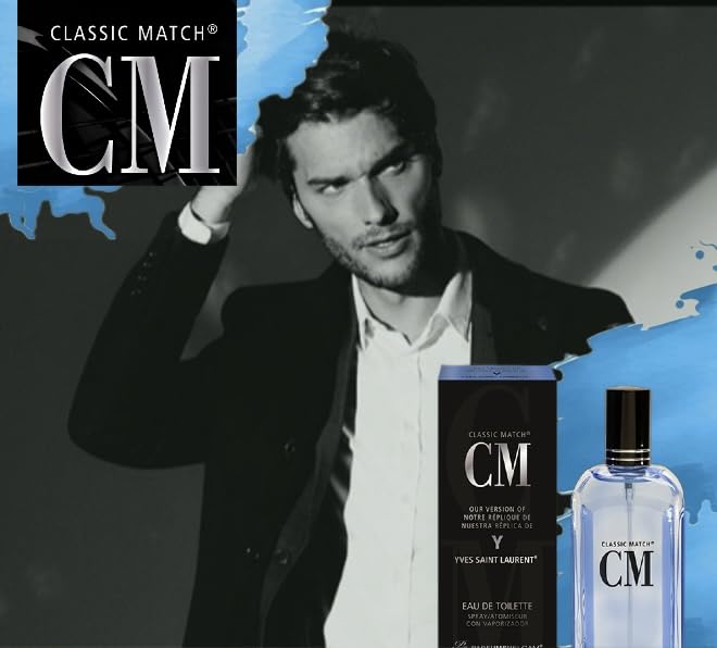 PB ParfumsBelcam Classic Match CM Eau De Toilette Spray, Our Version of Y,2.5 fl.oz