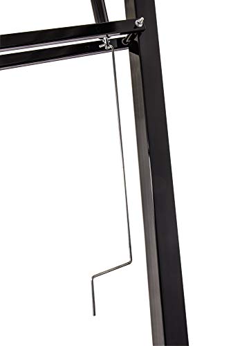 Goalsetter Elite Plus 54β Tempered Glass Backboard In-Ground Basketball Hoop - HD Breakaway Rim, Black (TS44154G3)