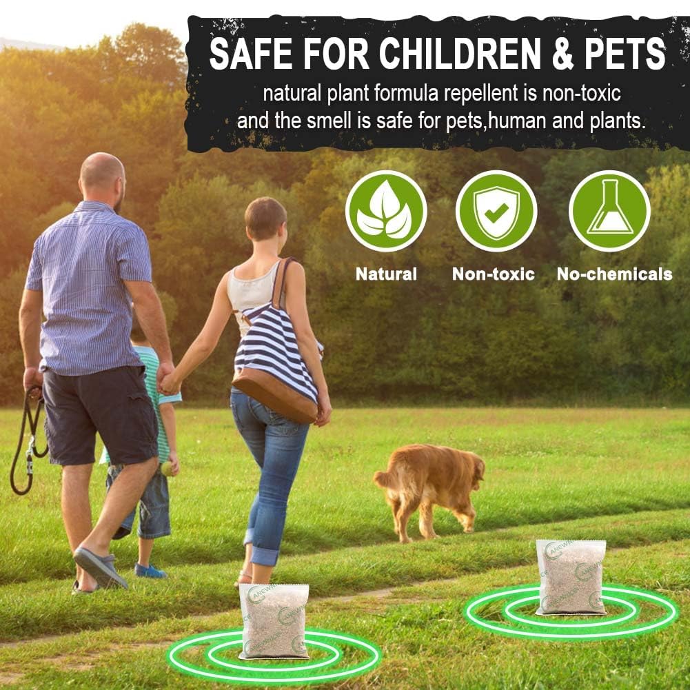 Snake Repellent for Yard Powerful, Keep Snake Away Repellent for Outdoors,Snake Deterrent for Yard,Snake Repellent for Outdoors Pet Safe,Effectively Snake Repellant Outdoor and Home-8P