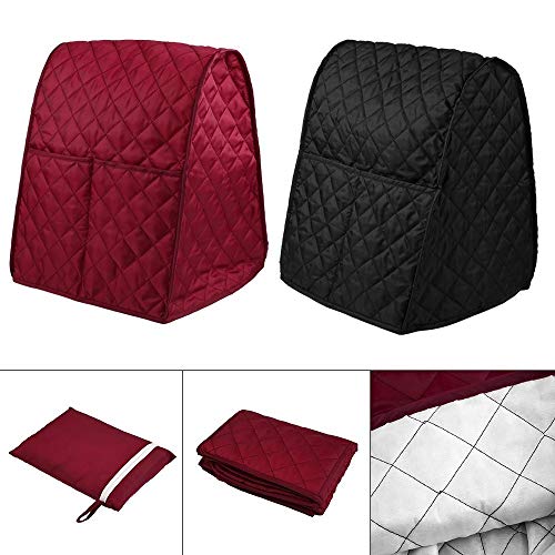 Stand Mixer Cover Dustproof Kitchen Aid Mixer Covers Waterproof Thicken Protective Covers with Organizer Bag for Kitchen Mixer (Red)