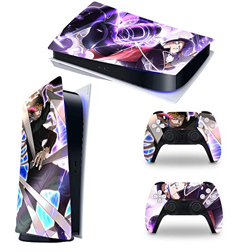 Hero Level PS5 Digital Edition Whole Body Vinyl Skin Sticker Decal Cover for Playstation 5 Digital Edition System Console and Controllers