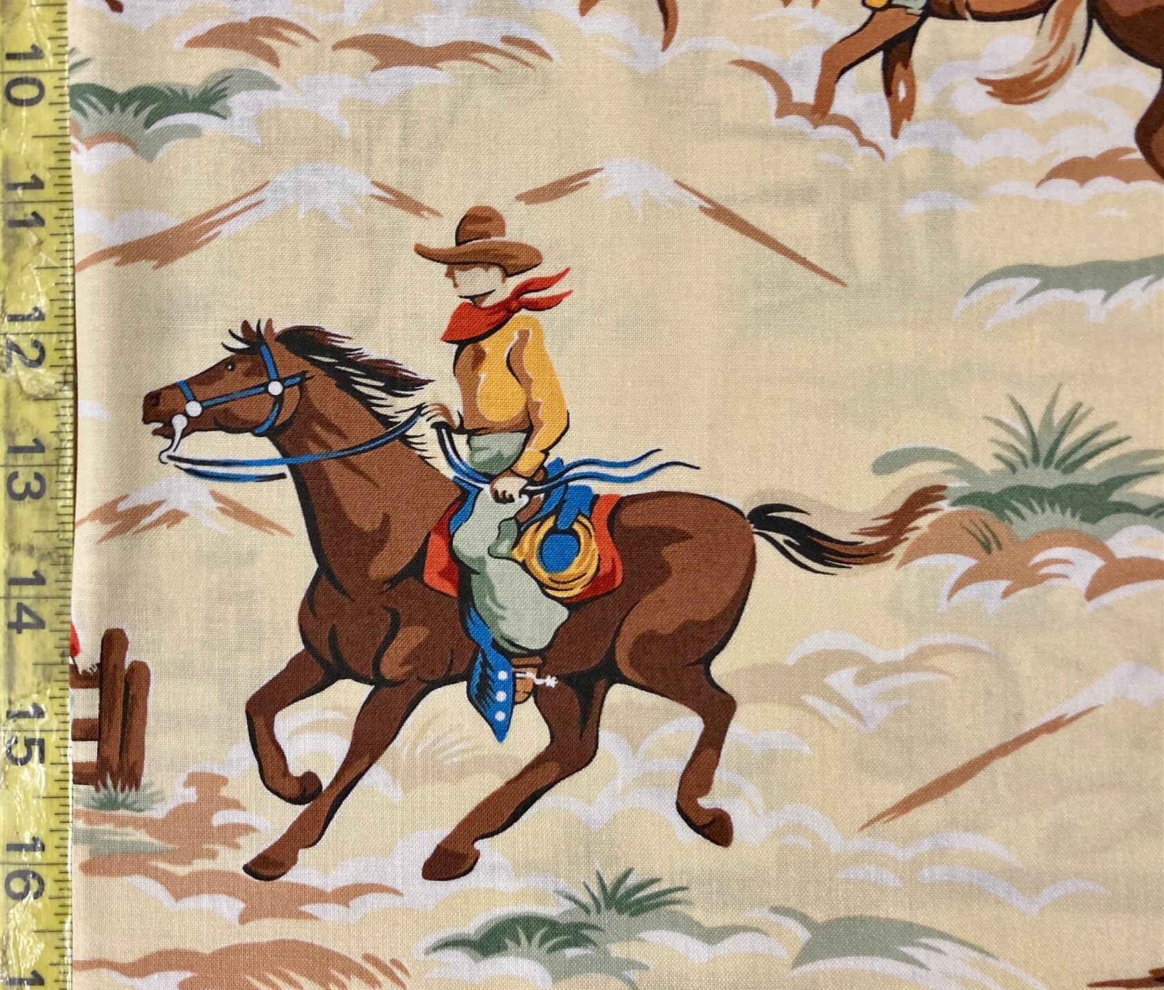 The Way of The West - Natural - Alexander Henry Fabric - by Half Yard