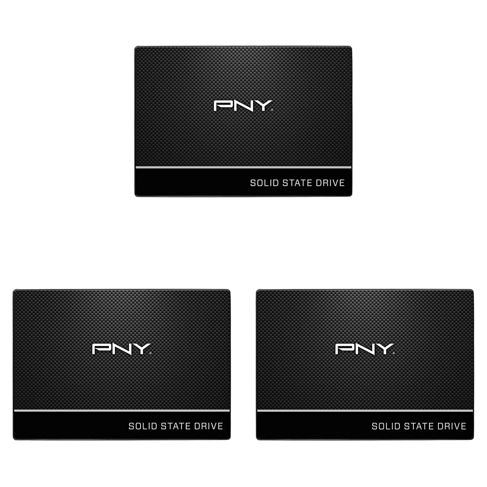 PNY CS900 1TB 3D NAND 2.5" SATA III Internal Solid State Drive (SSD) & CS900 250GB 3D NAND 2.5" SATA III Internal (SSD) & CS900 500GB 3D NAND 2.5" SATA III Internal (SSD)
