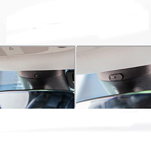 RESVIO 2Pcs Interior Camera Privacy Webcam Cover Compatible with Tesla Model 3 Y Accessories Black