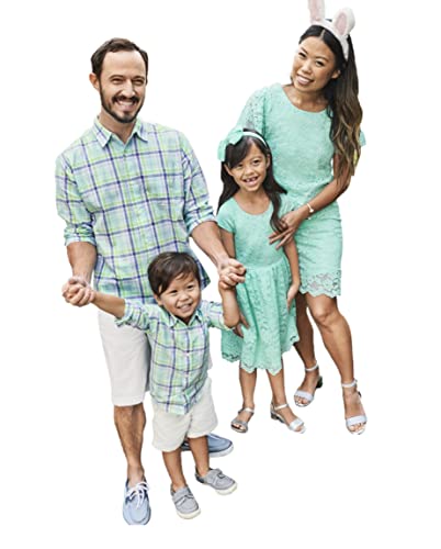 The Children's Place,Family Matching Dresses, Mommy and Me,Girls,Aqua Lace,3T