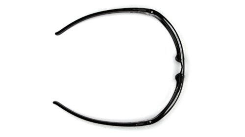 Pyramex Goliath Safety Eyewear, White Frame, Indoor/Outdoor Mirror Lens