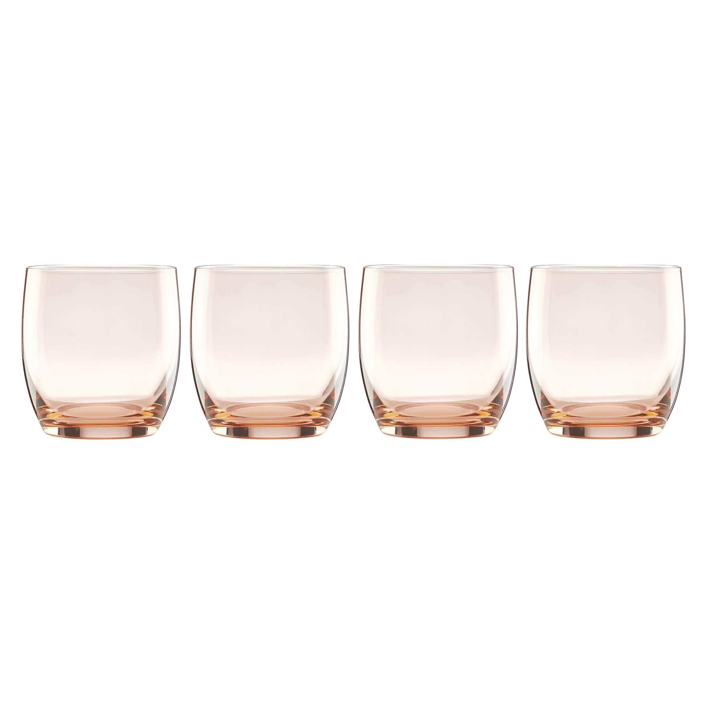 Lenox Peach Valencia 4-Pc Double Old Fashioned Se, 2.60 LB