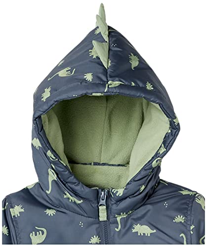 Simple Joys by Carter's Baby Water-Resistant Snowsuit Set-Hooded Winter Jacket, Dino, 3T