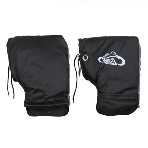 Handlebar Mitten Bicycle Mitts Winter Thermal Cover Cycling Hand Warm Windproof Cold Weather For Mountain Bike Motor Warm Handle Cover Bike Handlebar Mittens Bicycle Pogies Mitts Winter Thermal