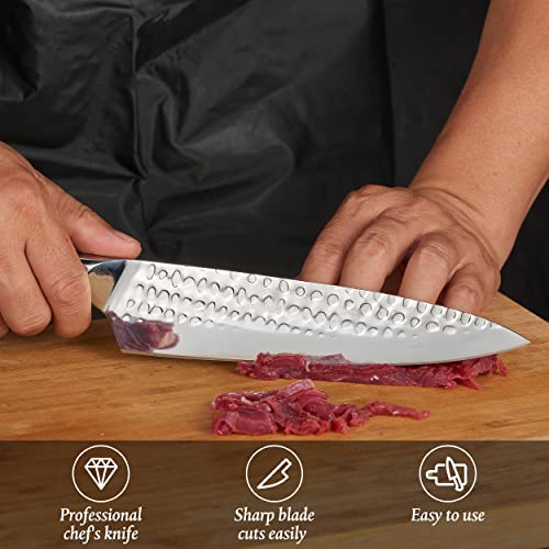 Mareston Chef Knife, Ultra Sharp Kitchen Knife High Carbon Stainless Steel Sharp Cooking Knife with Ergonomic Handle(8 Inch )