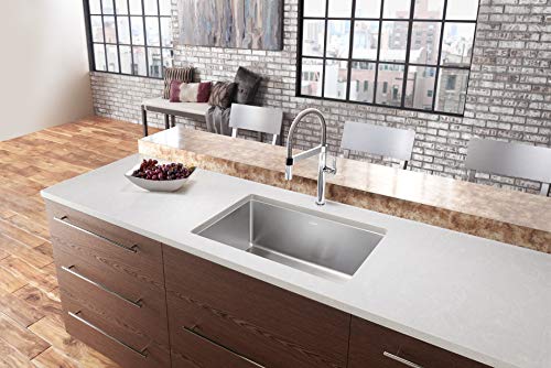 Quatrus R15 28 in. Single Bowl Kitchen Sink