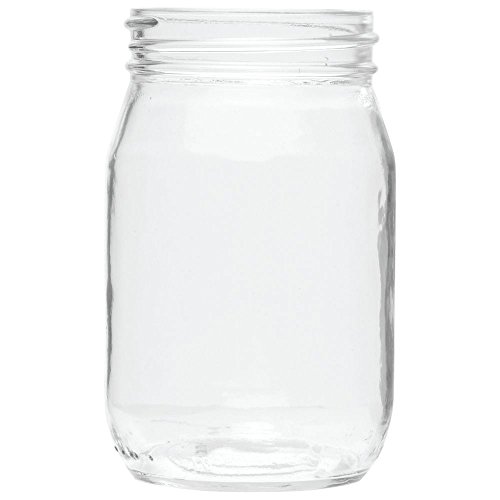 Libbey 92103 Glass 16 Oz. Drinking Jar - 12 / CS