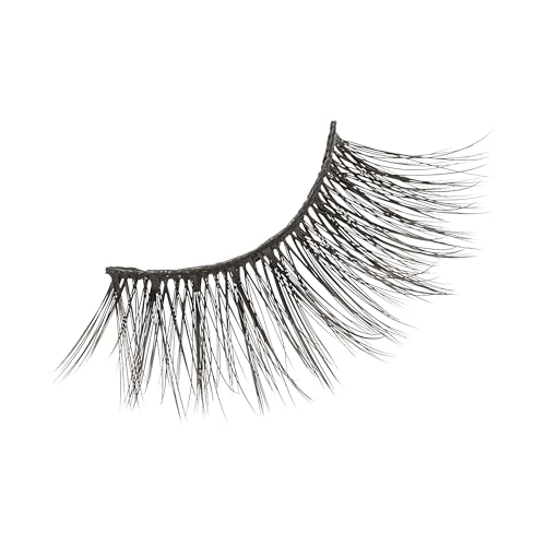 KISS Magnetic False Eyelashes, Charm', 12 mm, Includes 1 Pair Of Magnetic Lashes, Contact Lens Friendly, Easy to Apply, Reusable Strip Lashes
