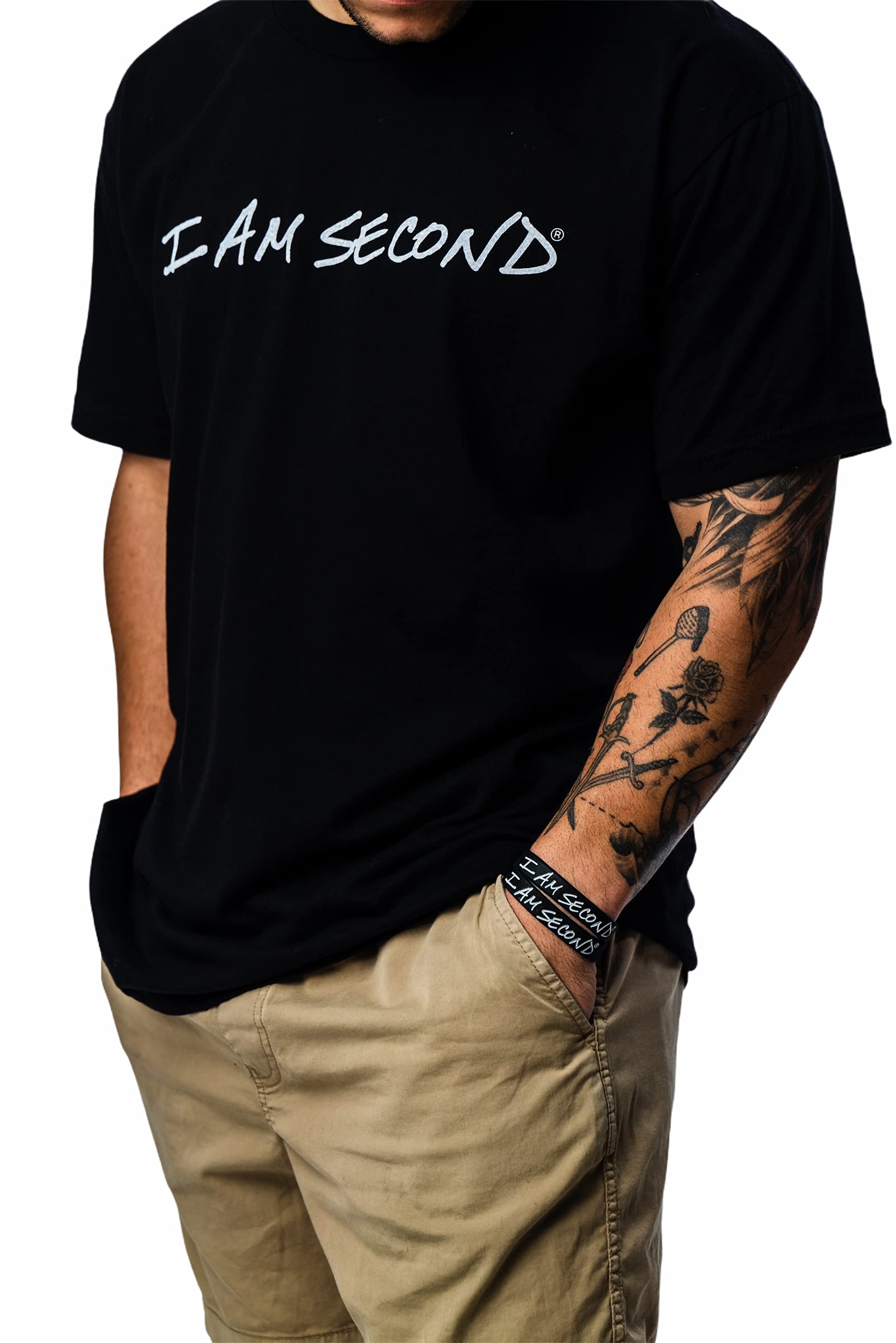 I Am Second Official Adult Pack of 5 Yo Soy Segundo Wristband (5)
