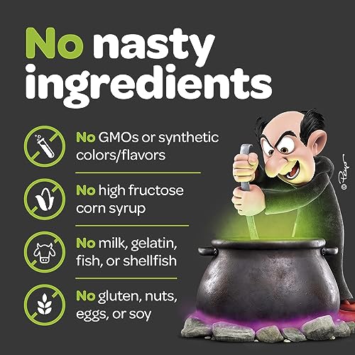 The Smurfs 1mg Melatonin Gummies for Kids with Chamomile & Lemon Balm for a Restful Sleep Age 3+ | Non-Habit Forming | Made with Real Fruit in a Smurf Berry | Doctor Developed | 50 Vegetarian Gummy