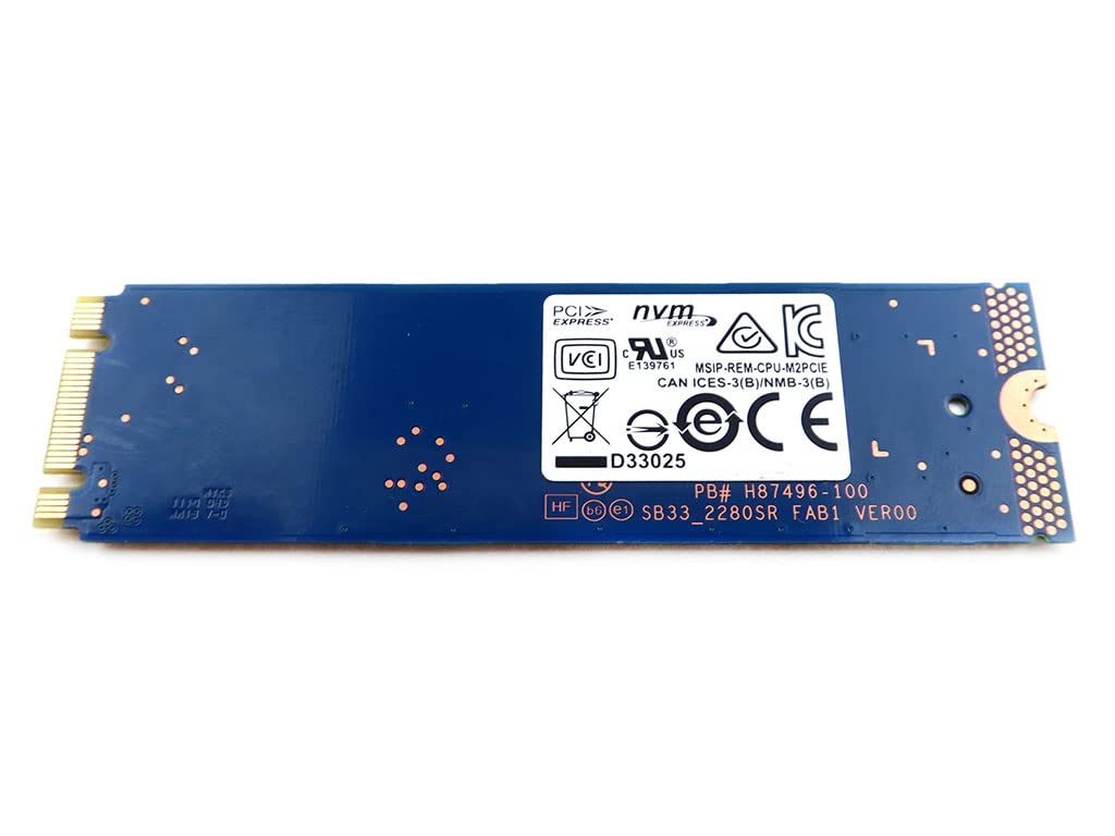 Solid State Drive 925507-001 Compatible Replacement Spare Part for Intel MEMPEK1W016GAH 16GB M.2 2280 PCIe 3.0 x2 NVMe Optane Memory SSD