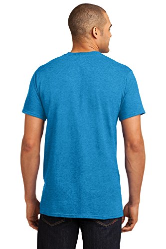 Hanes Men's 2 Pack X-Temp Performance T-Shirt, Neon Blue Heather, XX-Large