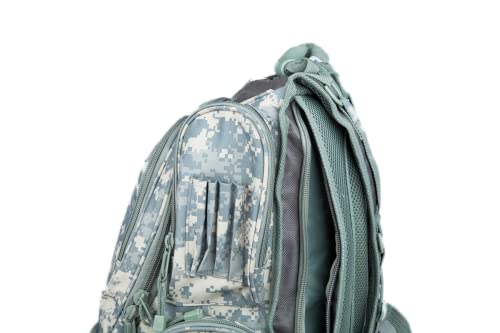XWL SPORTS Camouflage Hiking Backpack 40L Tactical Military Backpack for Camping,Hiking (ACU)