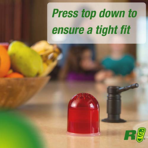 RESCUE! Fruit Fly Traps (Set of 2 Traps) β Reusable, Includes Liquid Bait Attractant