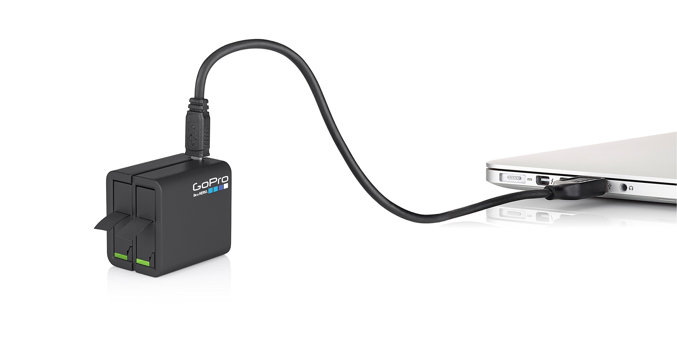 GoPro Dual Battery Charger + Battery (for Hero4 Black/Hero4 Silver) (GoPro Official Accessory)