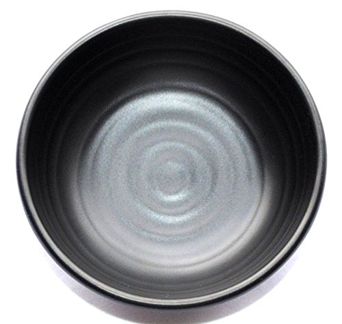 Lucky Star Melamine Round Snack Sauce Dipping Dishes Bowls Cups, 3-7/8" (4 oz), Black (10)