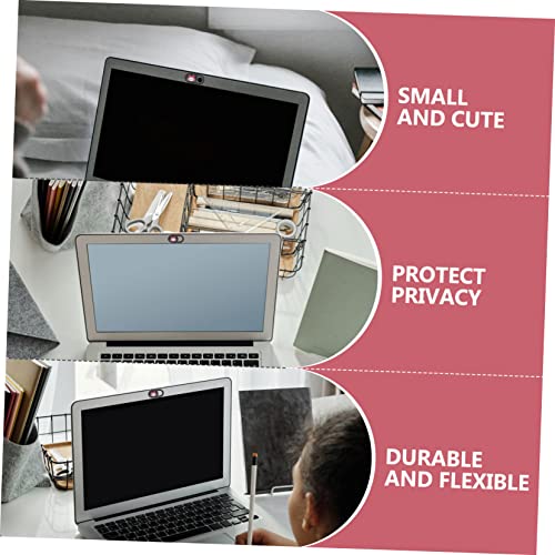 SOLUSTRE Desktop Camera 6pcs Laptop Tablet Cartoon Pattern for Ultra Webcam Shield Lid Thin Cover Blocker Black Cute Cell Privacy Camera Slider Sticker Anti- Cat Web Peeping Anti Sliding Slide