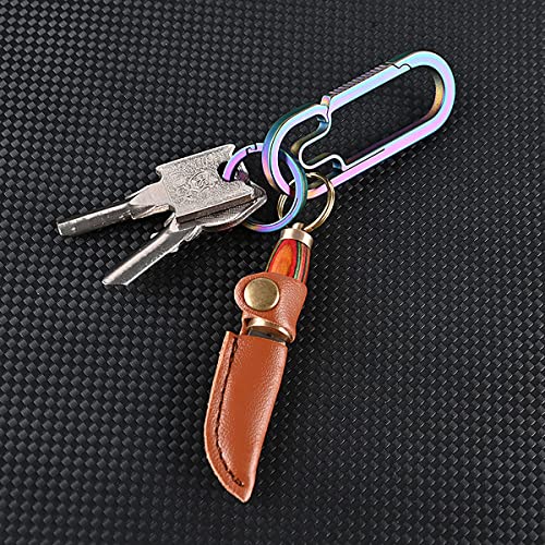 NBGDY Mini Knife Keychain, Small Pocket Knife,EDC Package OpenerĀ Box Cutter Knife set. 2-piece set (KPQ-1030)
