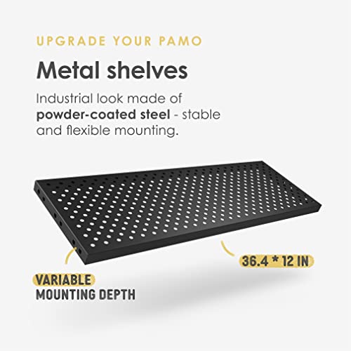 pamo industrial pipe clothing rack - CARLSSON - clothes rack for wardrobe, bedroom and as walk-in closet system. Sturdy clothing racks for hanging clothes I wall mounted heavy duty clothes rack