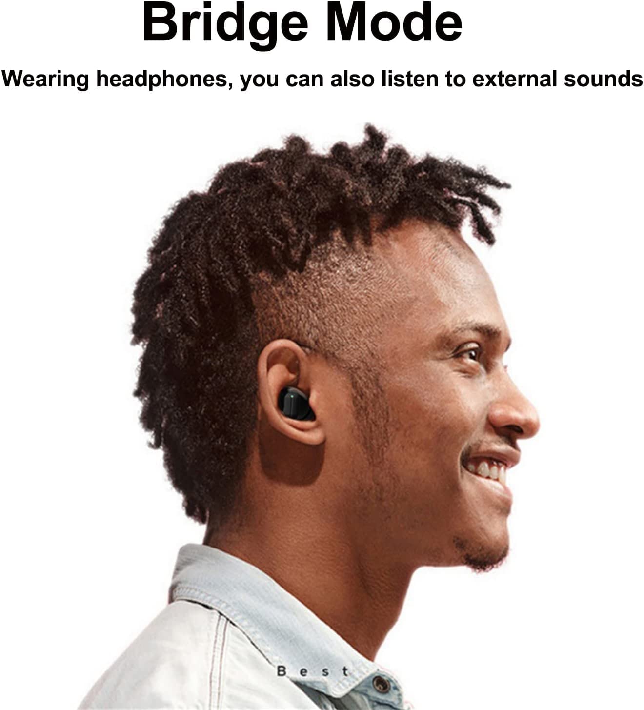 P7 Sports Touch Control Earphone, Bluetooth 5.2 Hi-Fi Sound Earphone Immersive in-Ear Noise Reduction Running Waterproof Premium Earbuds Stereo Sound Headset for iOS Android