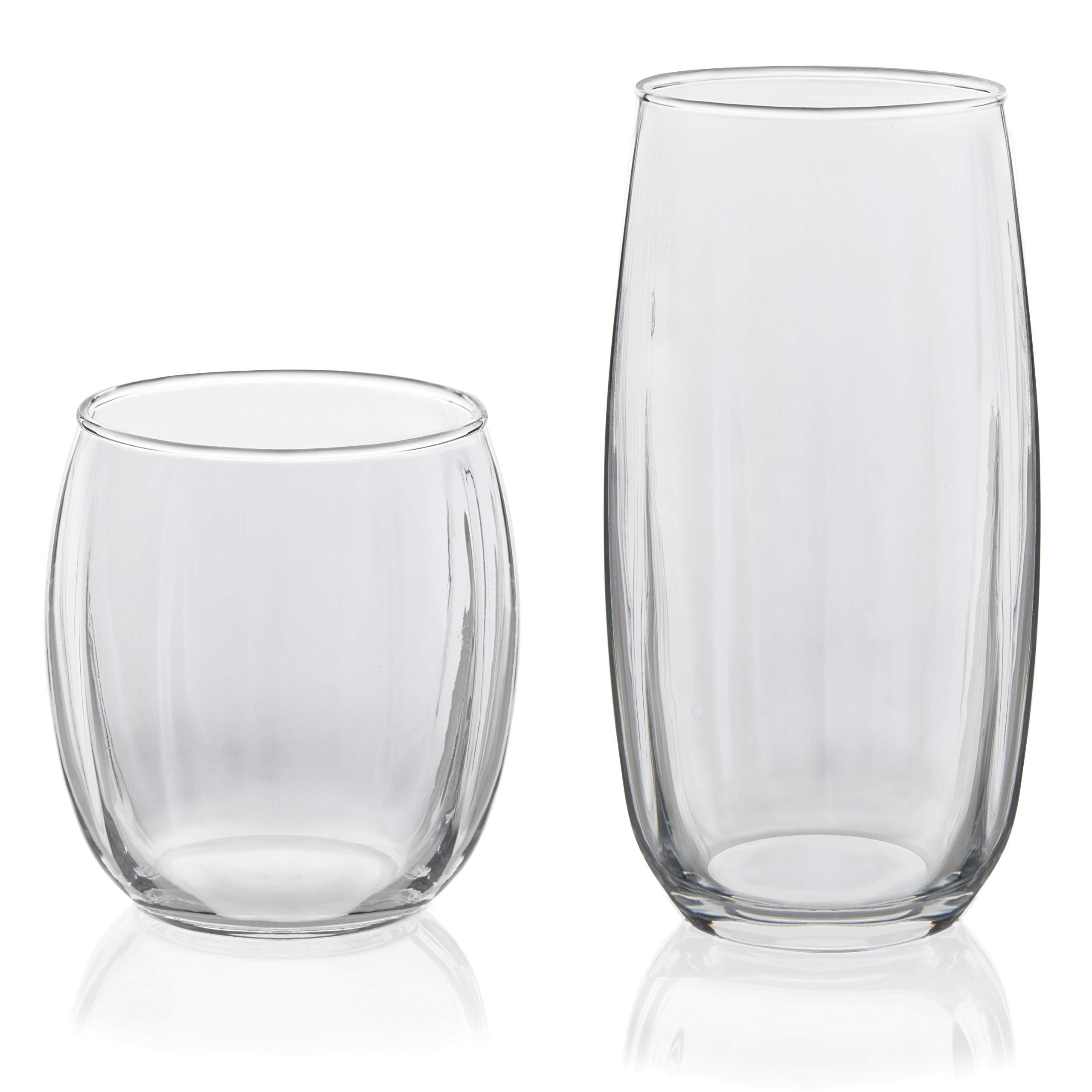 Libbey Samba 16-Piece Tumbler and Rocks Glass Set