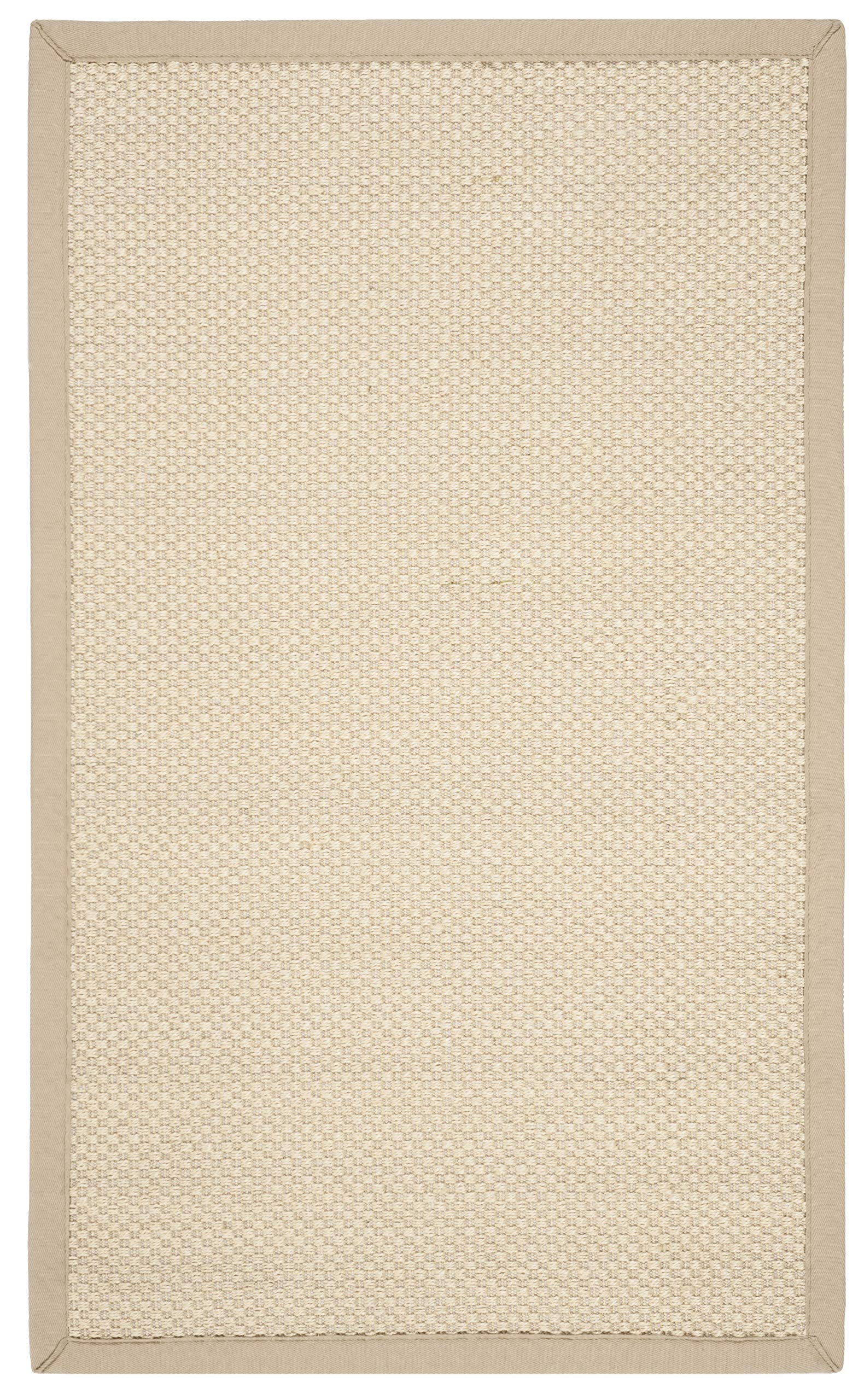 Safavieh Natural Fiber Collection Accent Rug - 2' x 3', Ivory & Light Beige, Border Sisal Design, Easy Care, Ideal for High Traffic Areas in Entryway, Living Room, Bedroom (NF150A)