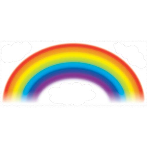 RoomMates RMK1629GM Over The Rainbow Peel and Stick Giant Wall Decal