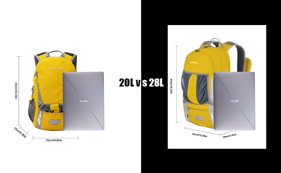 LOCAL LION 20L Hiking Daypack Ultralight Bike Rucksack Backpack Outdoor Sports Daypack