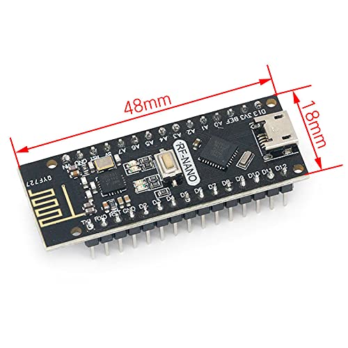 RF-Nano for Arduino Nano V3.0 Micro USB Nano Board ATmega328P QFN32 5V 16M CH340 Integrate NRF24l01+2.4G Wireless