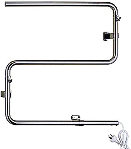 Towel Warmer, Electric Towel Warmer Rail, Wall Mount Towel Warmer Drying Rack for Bathroom 22.8 X 23.62 X 4.33 Inch,Bath Towel Dryer, (Plugin)