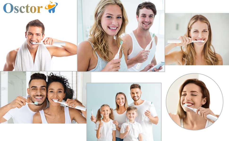 Osctor Replacement Toothbrush Heads for Philips Sonicare Plaque Control ProtectiveClean C2 C3 C1 W G2 4100 5100 6100 Electric Toothbrush HX9024,10 Pack Sonic Electric Toothbrush Brush Heads
