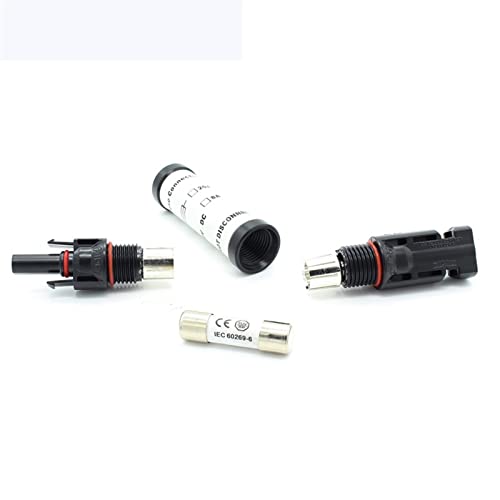 NHOSS 5PCS Solar in-line Fuse Connector 20A mp 1000 V DC Male to Female PV Solar Fuse Holder LJ0138
