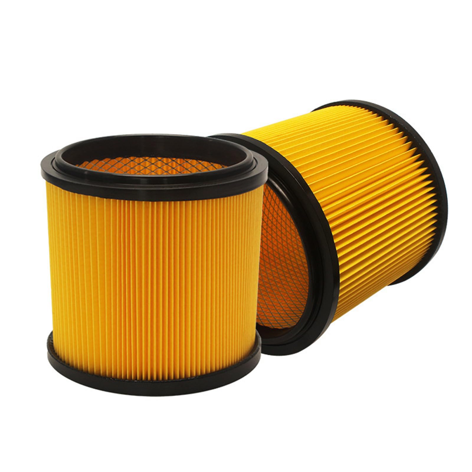 VCFS Replacement Filter Compatible with Vacmaster Standard Cartridge Filter Fits for 5 to 20 Gallon Wet Dry Vacuums (2 Packs)