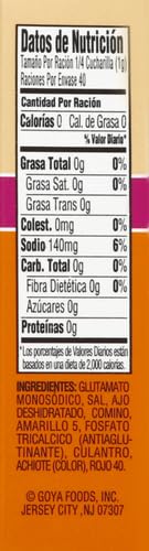 Goya Foods Sazón Seasoning with Coriander & Annatto, 1.41 Ounce